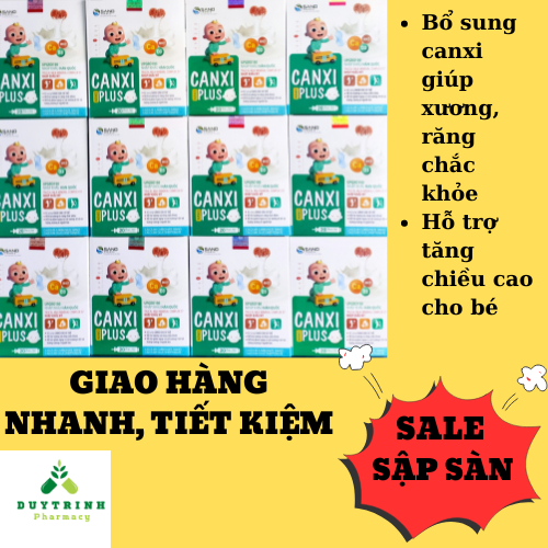 Canxi Nano Plus Sanofia, giúp xương răng chắc khỏe, giảm còi xương, tăng chiều cao. Hộp 20 ống ...