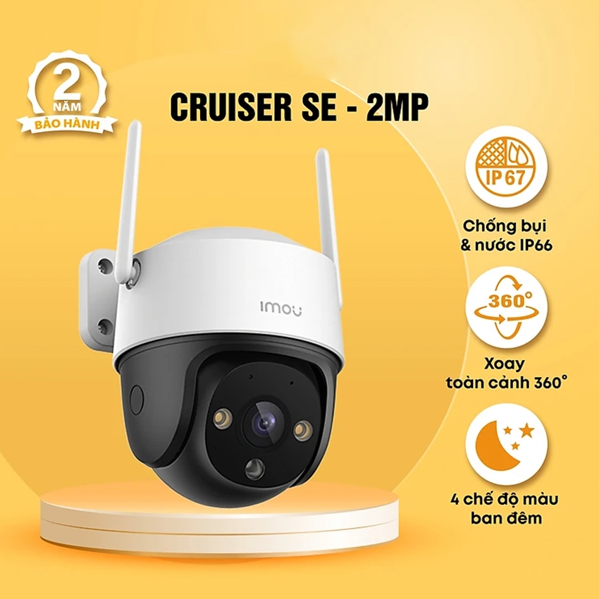Camera IP Wifi IMOU Cruiser SE IPC-S21FP 2MP | Shopee Việt Nam
