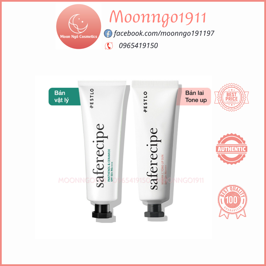 Kem chống nắng PESTLO Safe Recipe Sun Essence SPF50 PA++++ 50ml ...