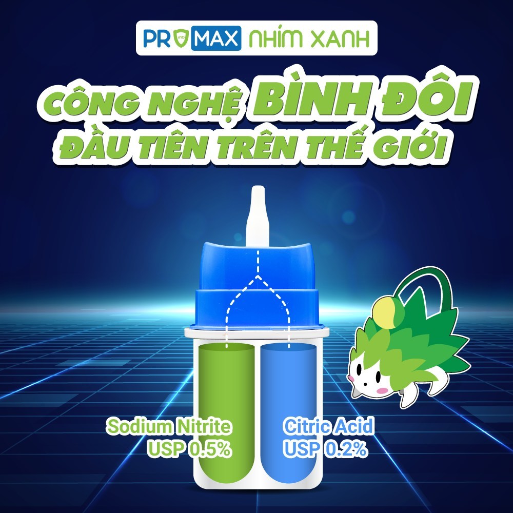 Xịt mũi PROMAX iNo chai 30ml (240 nhát xịt) hiệu quả 99,9% nhanh - mạnh ...