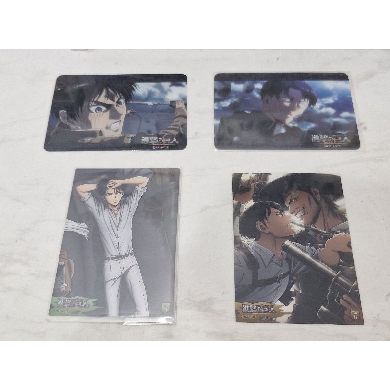 Card Levi Ackerman Attack On Titan Thẻ Levi Eren Aot Chính Hãng Metal ...