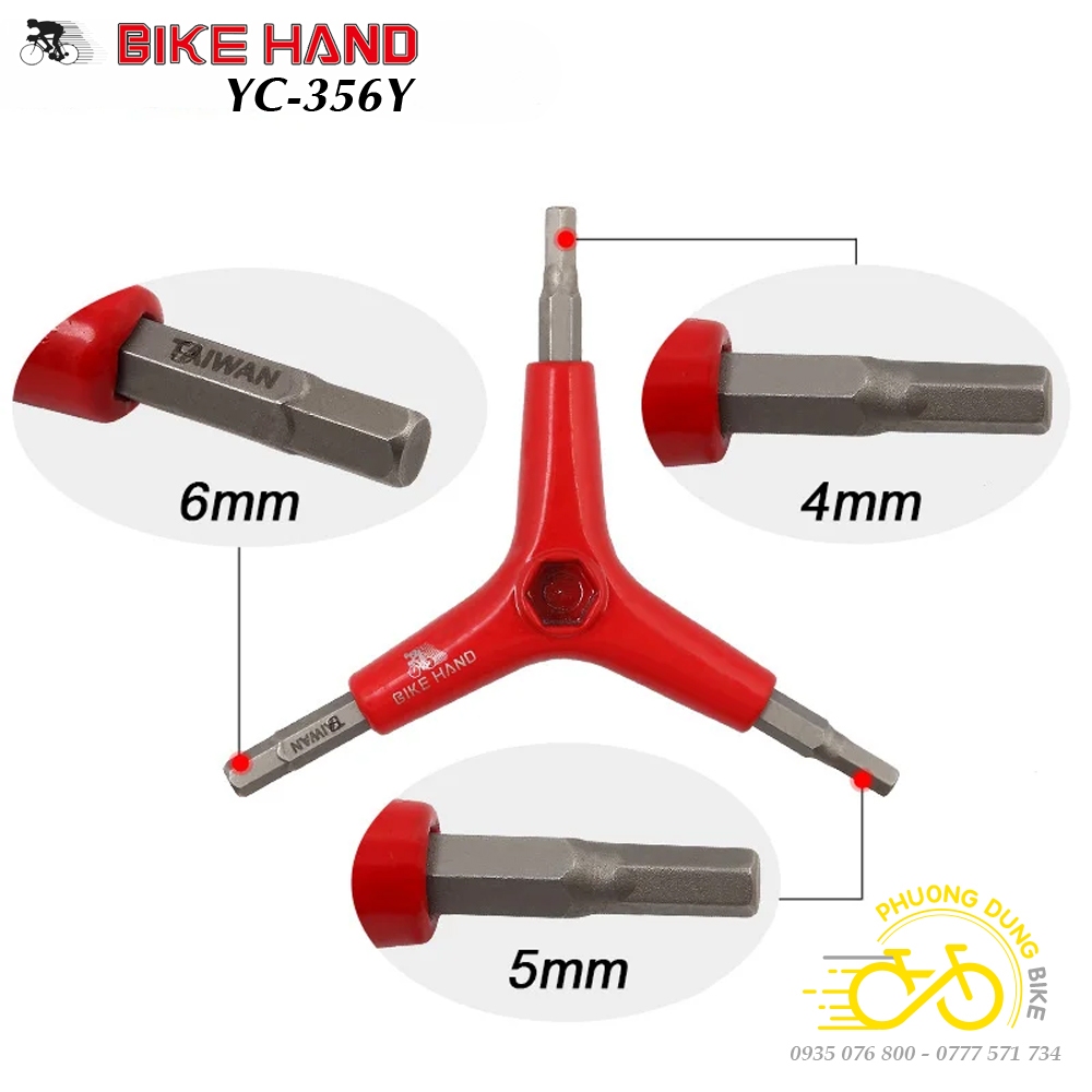 Lục giác 3 chấu xe đạp chữ Y 4 5 6 BIKE HAND YC-356Y | Shopee Việt Nam