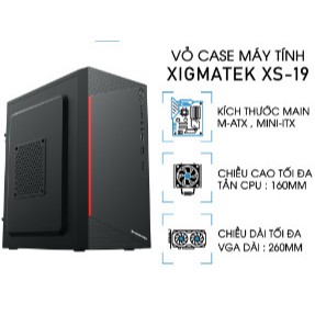 Vỏ Case Máy Tính Xigmatek XS-19 , XS-29 - Văn Phòng Size M-ATX - Hàng Chính Hãng | Shopee Việt Nam
