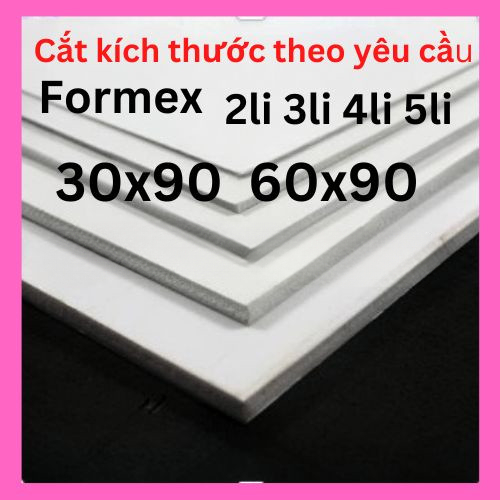 Bìa mô hình Formex 30X90, 60X90 , 2li 3li 4li 5li (Bìa làm handmade 2li ...
