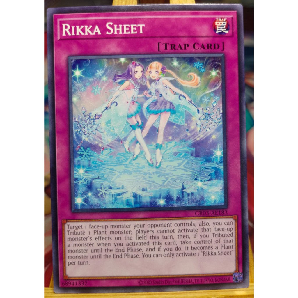 [KW2 Yugioh] [EN-AE] [Waifu] Thẻ bài CR03-AE183 Rikka Sheet (N ...