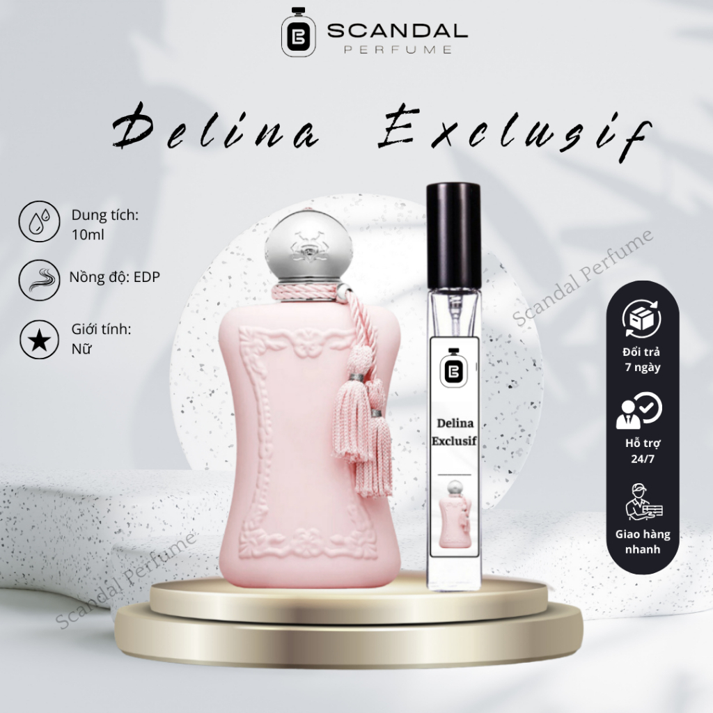 Nước hoa nữ, nước hoa nữ chiết Delina Exclusif 10ml phong cách tiểu thư ...