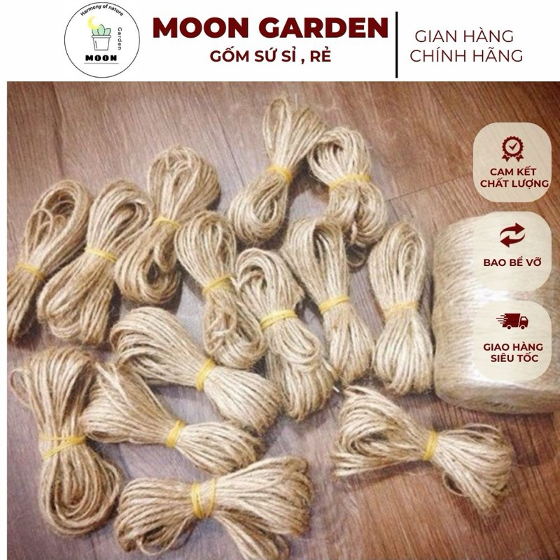 Cuộn 5m/10m/50m/100m dây thừng trang trí, cuộn dây thừng làm diy handmade | Shopee Việt Nam
