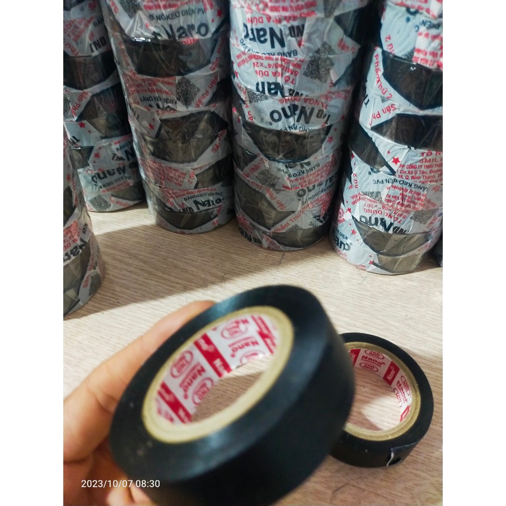 ComBO 10 Cuộn Băng Keo Cách PVC Điện Nano 10 Y, 20Y TND Tô Nga Dũng Chính Hiệu | Shopee Việt Nam