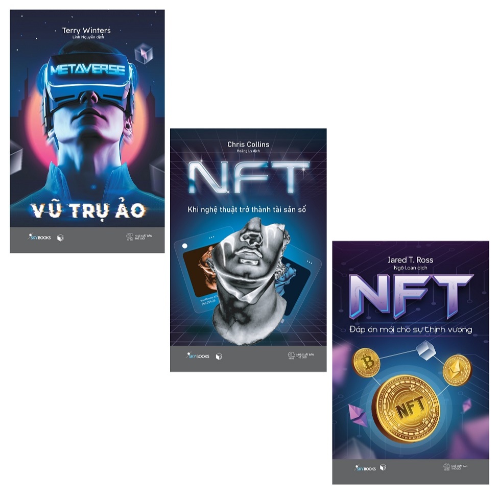 Sách - Combo: METAVERSE - Vũ Trụ Ảo + NFT - Khi Nghệ Thuật Trở Thành Tài Sản Số + NFT - Đáp Án ...