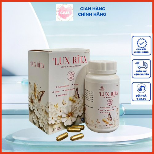 Viên uống phụ khoa Lux Rita Huyền Phi bổ sung lợi khuẩn, Hồi sinh Vùng Kín | Shopee Việt Nam