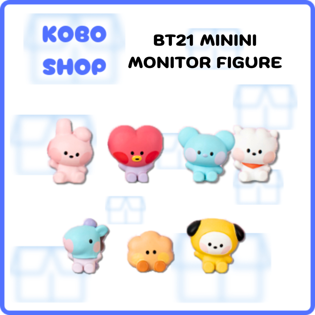 Mô hình sưu tầm BT21 MININI MONITOR FIGURE | Shopee Việt Nam