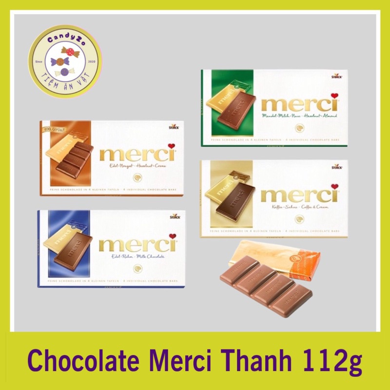 Socola Merci Thanh 112g (6 loại) | Shopee Việt Nam