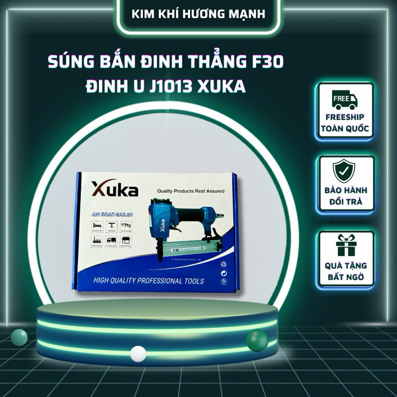 Súng bắn đinh khí nén thẳng F30, đinh U J1013 XUKA hàng tốt bảo hành! | Shopee Việt Nam