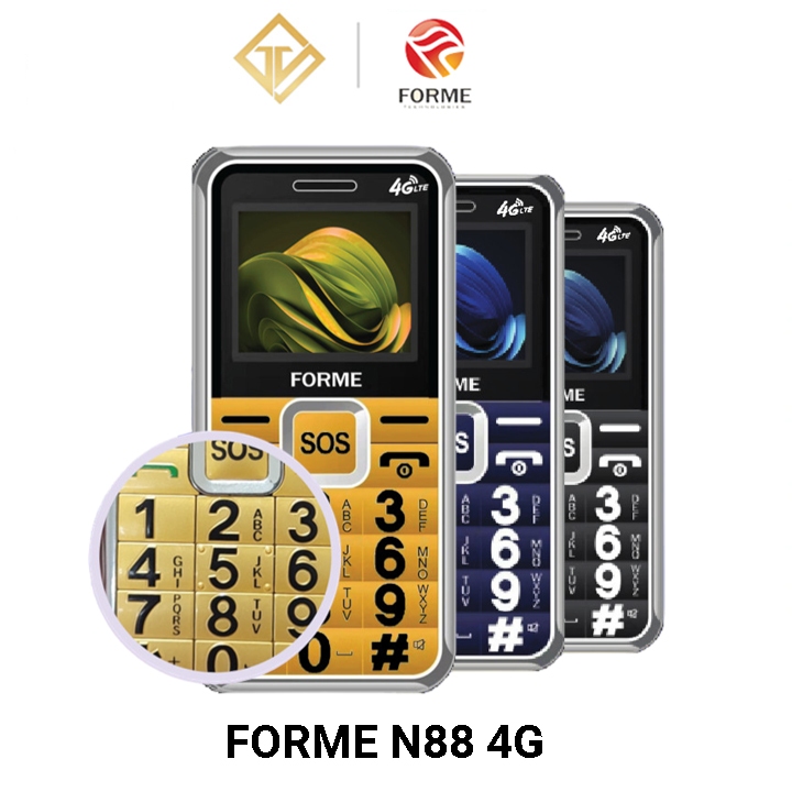 Điện thoại FORME N88 4G Khung viền kim loại,2 sim 2 sóng - Hàng chính hãng | Shopee Việt Nam