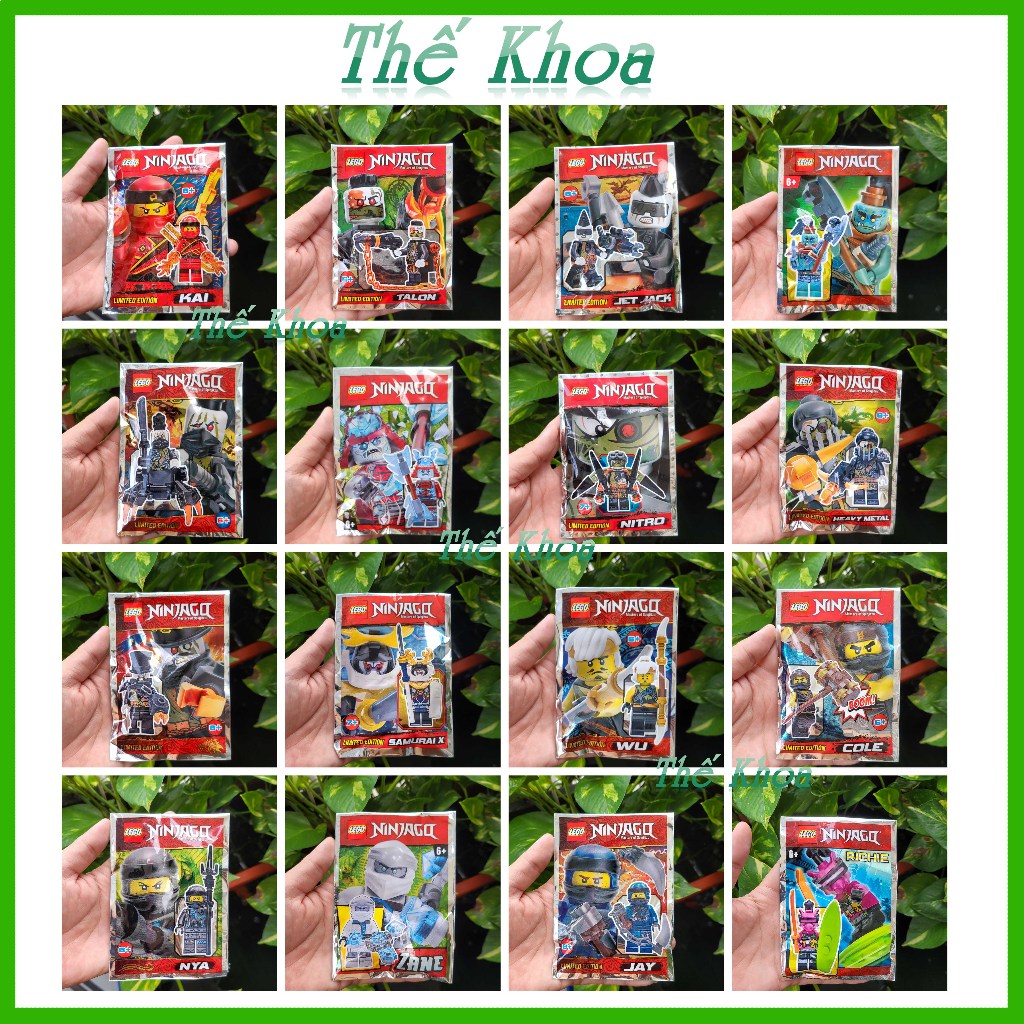 Túi Lego Polypag Ninjago các loại real chính hãng [thekhoa] | Shopee ...