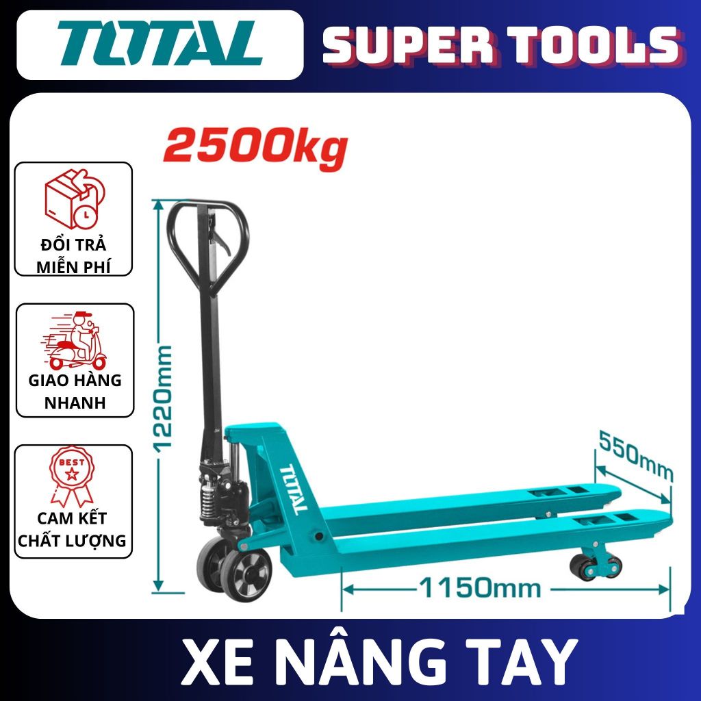 TOTAL Xe nâng tay (2500KG) THT301251 | Shopee Việt Nam
