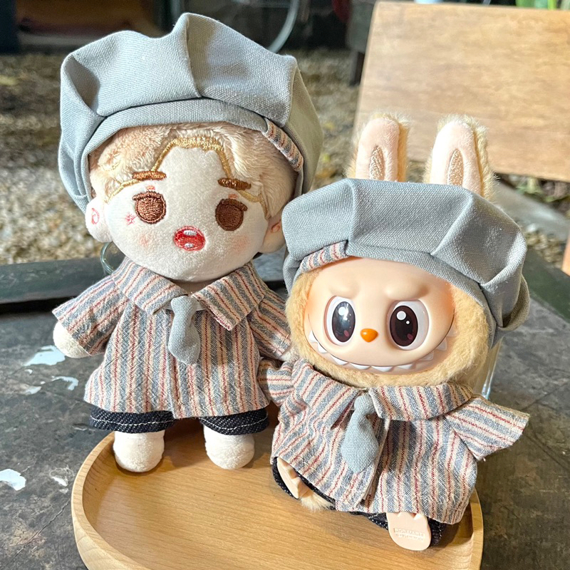 Set sơmi sọc cho Labubu 17cm và doll 10cm 15cm 20cm | Shopee Việt Nam