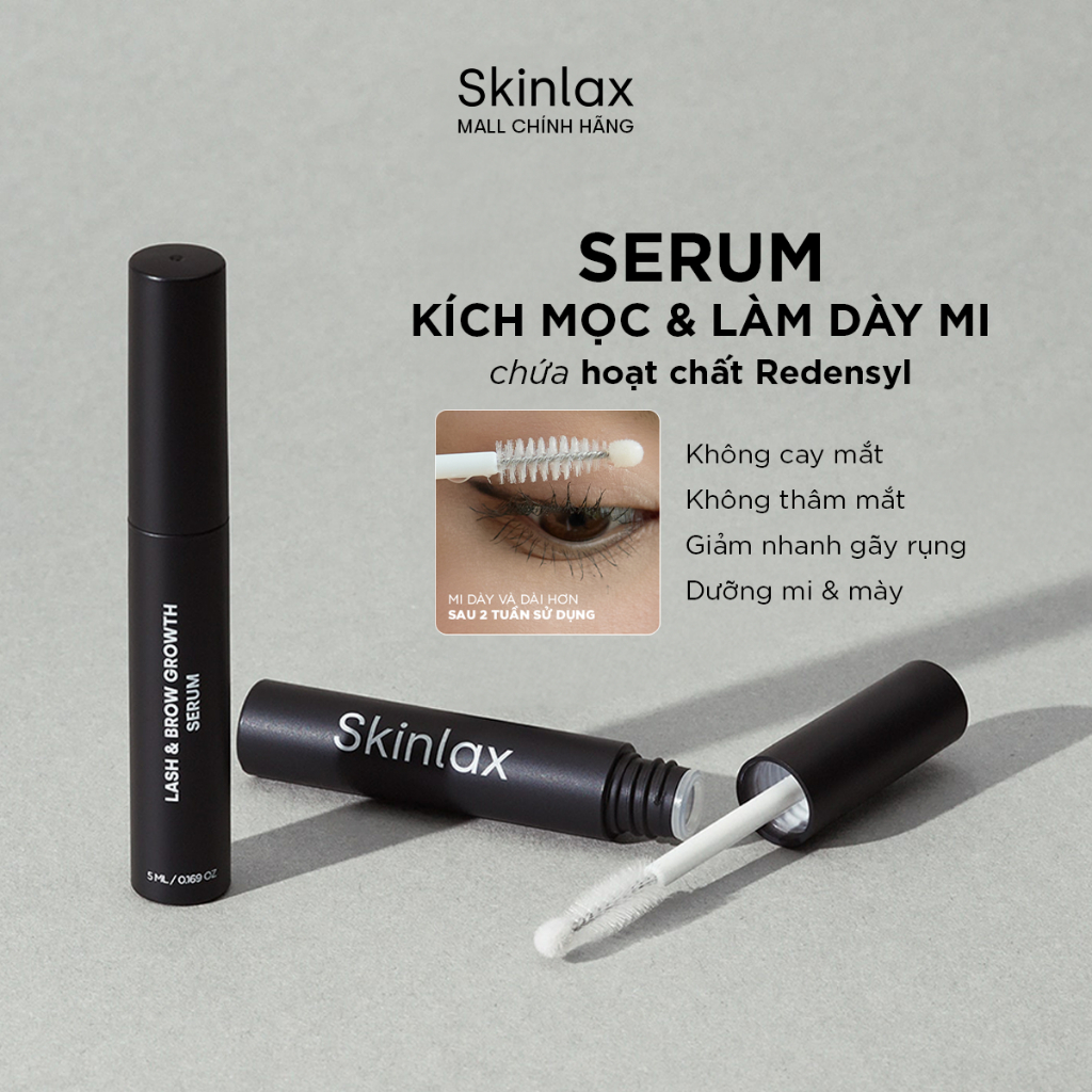 Serum Kích Mọc Lông Mi & Lông Mày, Dưỡng Chắc Khoẻ, Giảm Gãy Rụng ...