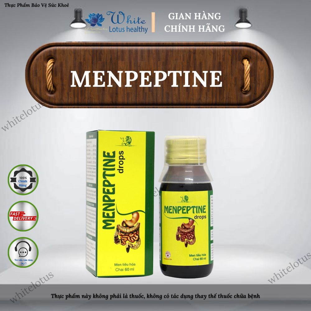 Men hỗ trợ tiêu hóa Menpeptine Enzym Drops (Chai 60ml) | Shopee Việt Nam