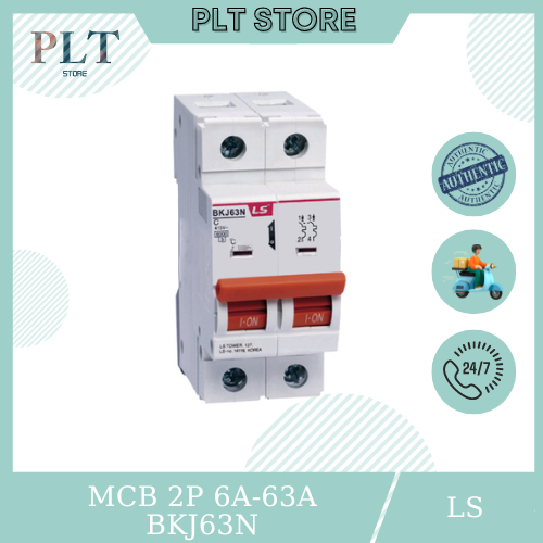 Cầu dao tự động (Aptomat) , CB tép, MCB LS BKN CB 2P 6A -> 63A dòng cắt 6kA | Shopee Việt Nam
