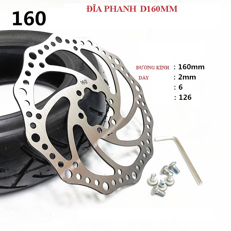 ĐĨA PHANH 140MM 160MM | Shopee Việt Nam