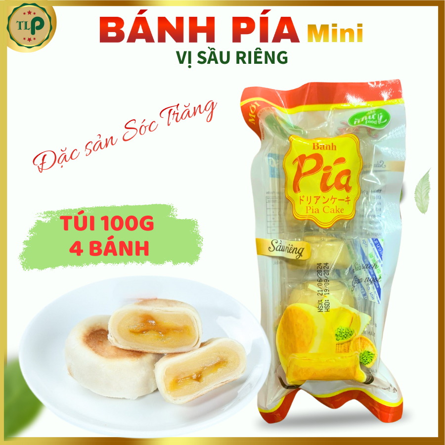 Bánh Pía Mini TLP | Vị Sầu Riêng | Túi 100g 5 Bánh | Đặc Sản Sóc Trăng ...