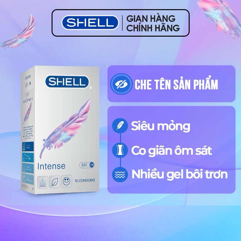 [Chính Hãng] Bao cao su SHELL INTENSE 10s | Shopee Việt Nam