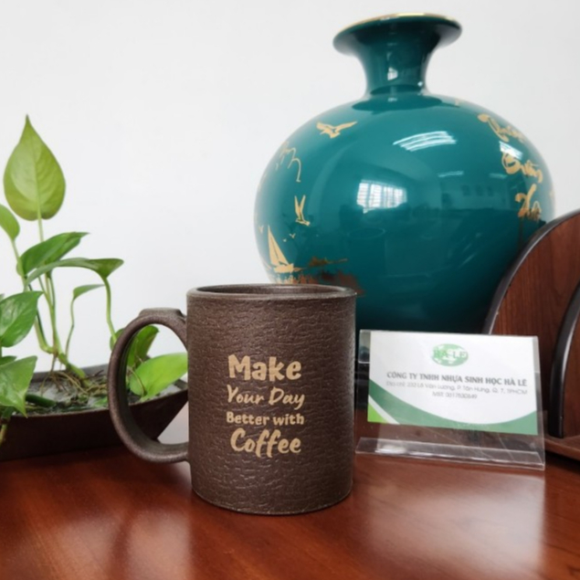 QUÀ TẶNG - LY MUG BÃ CÀ PHÊ, khắc lazer thiết kế theo yêu cầu | Shopee ...