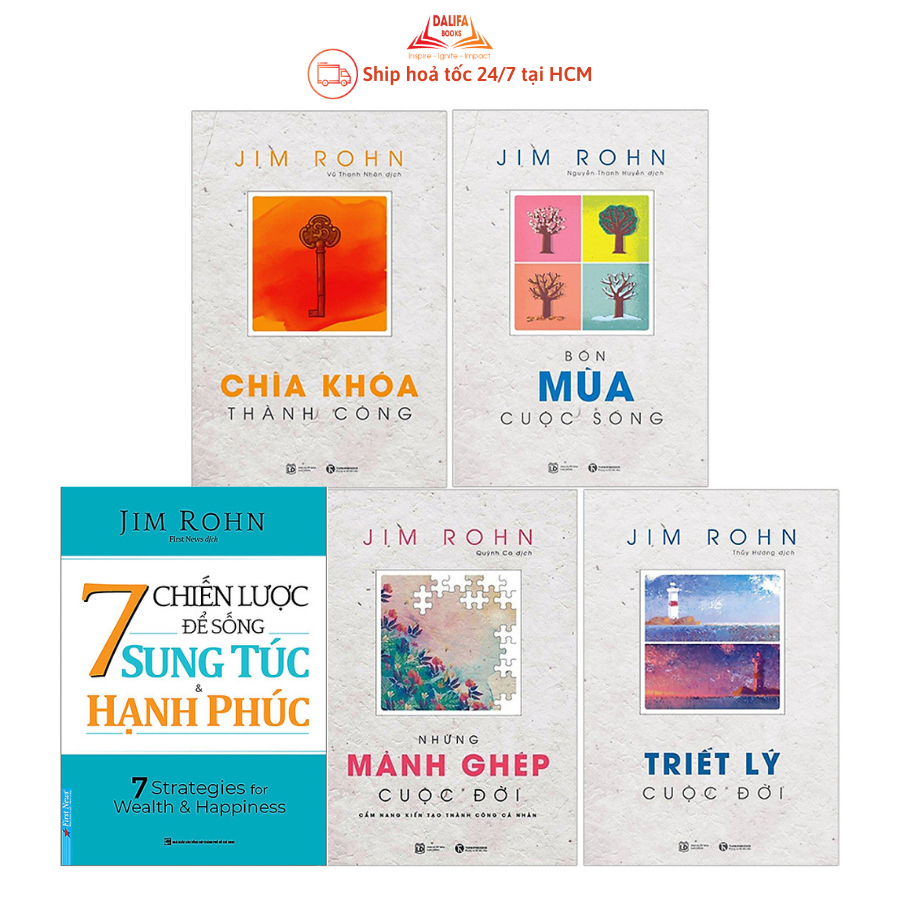 Sách - Bộ Jim Rohn (Trọn Bộ 5 Cuốn) | Shopee Việt Nam