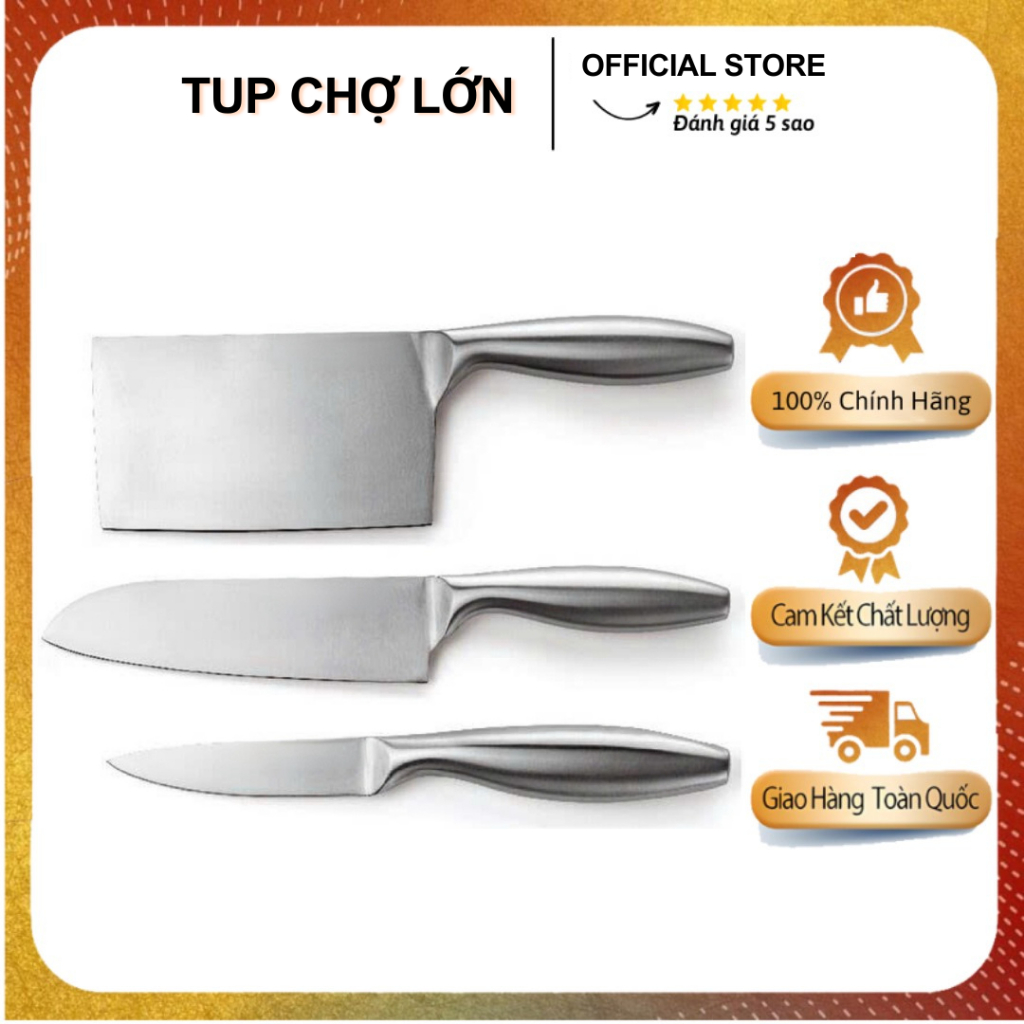 Dao Gọt Tỉa, Dao Chặt Xương Không Cán Tup Pro Asian Knife Set- Tup ...