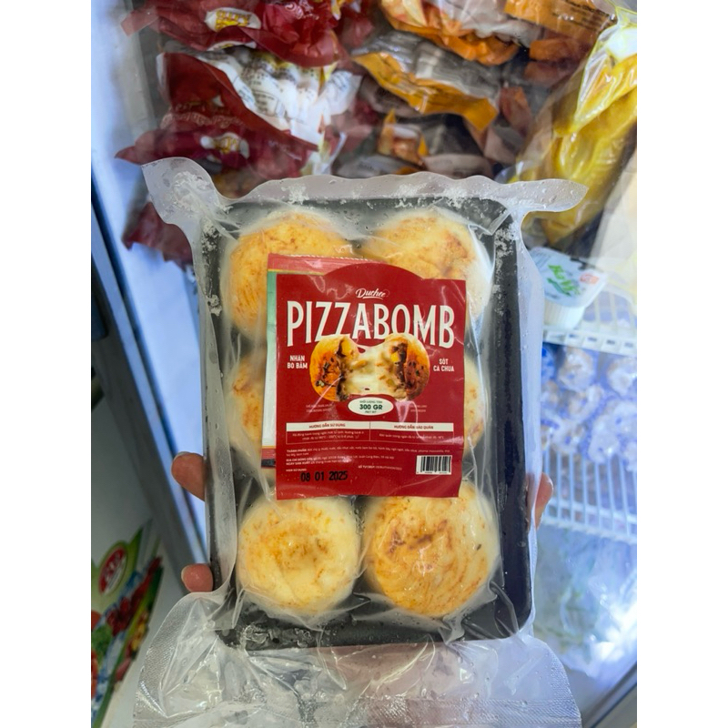 Pizza Bom Sét 6 Bánh Thơm Ngon , Đẫm Kem & Phômai (giao hàng hoả tốc ...