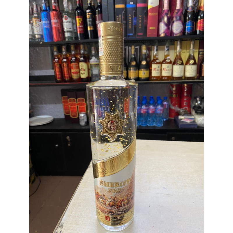 VODKA Vảy Vàng SHERIFF STAR Gold 30% 565ml | Shopee Việt Nam