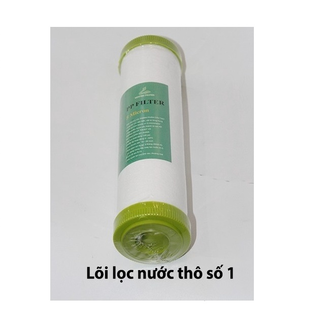 LÕI LỌC NƯỚC SỐ 1, LÕI LỌC NƯỚC RO 5 micron pp 10 inch, cục lọc nước ...