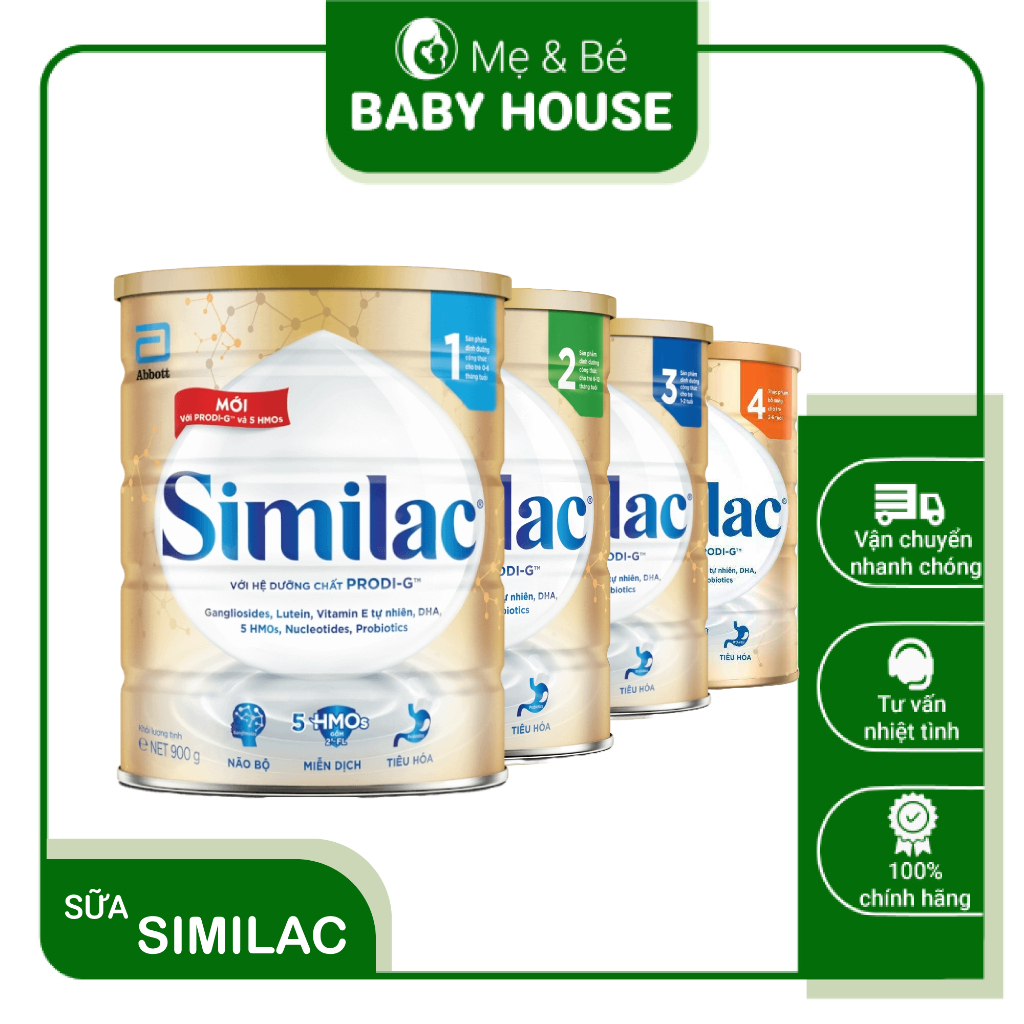 Sữa bột Similac 5G số 1/2/3/4 lon 900g | Shopee Việt Nam