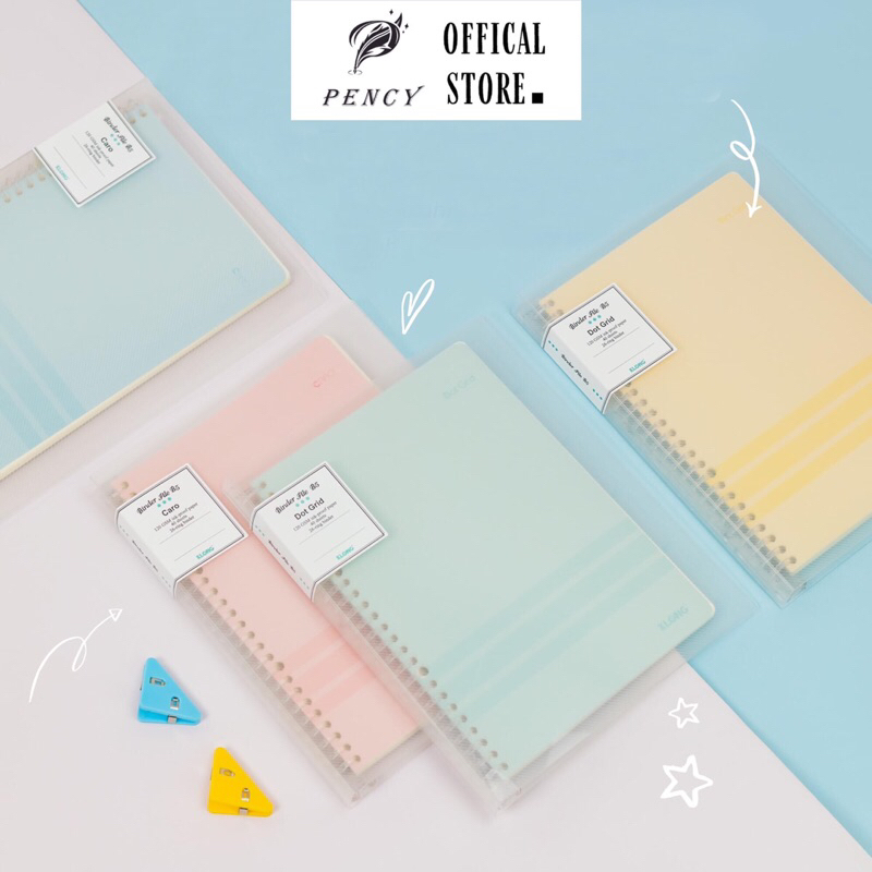 Sổ còng kèm bìa B5-A5 caro, kẻ ngang 200 trang 120gsm giấy dày - Ruột ...