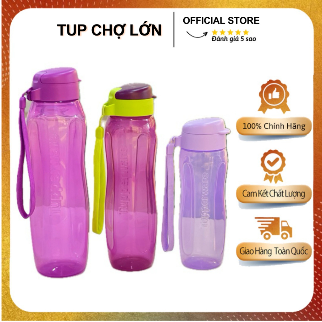 Bình Nước Tupperware Eco 310ml/ 500ml/ 750ml/ 1L/1.5L - Tup Chính Hãng Chợ Lớn | Shopee Việt Nam