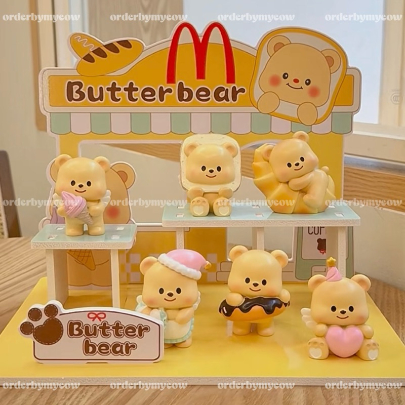 [BUTTER BEAR] Blind box mô hình gấu Butter Bear | Shopee Việt Nam