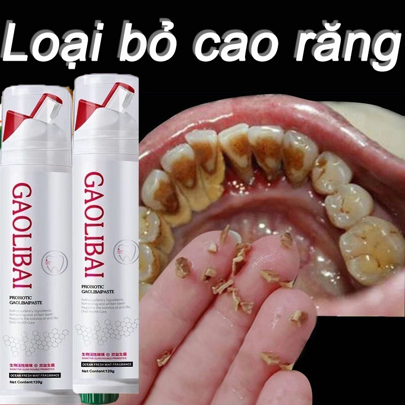 Gel nano bạc GAOLIBAI đánh bật cao răng sạch mảng bám trắng răng cho ...