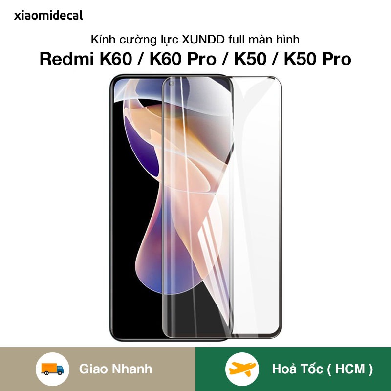 Kính cường lực XUNDD Redmi K60 / K60 Pro / K50 / K50 Pro ( 6.67 inch ) bảo vệ màn hình, chống ...
