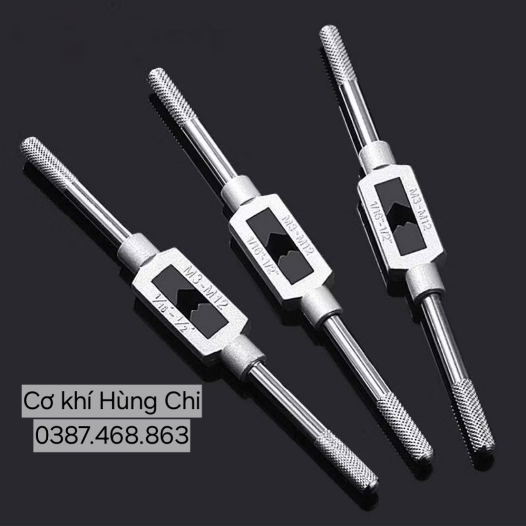 Tay quay taro ren TQ kẹp chắc chắn từ M3 - M24 (có ảnh thực tế sp ...