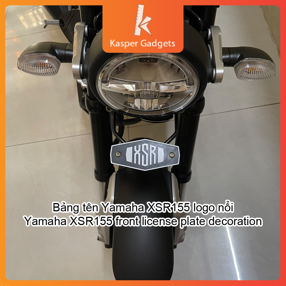 Bảng tên xe Yamaha XSR155 front license plate decoration | Shopee Việt Nam