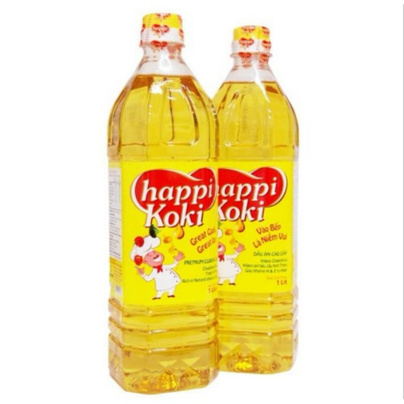 Dầu Ăn Happy Koki 1Lít | Shopee Việt Nam