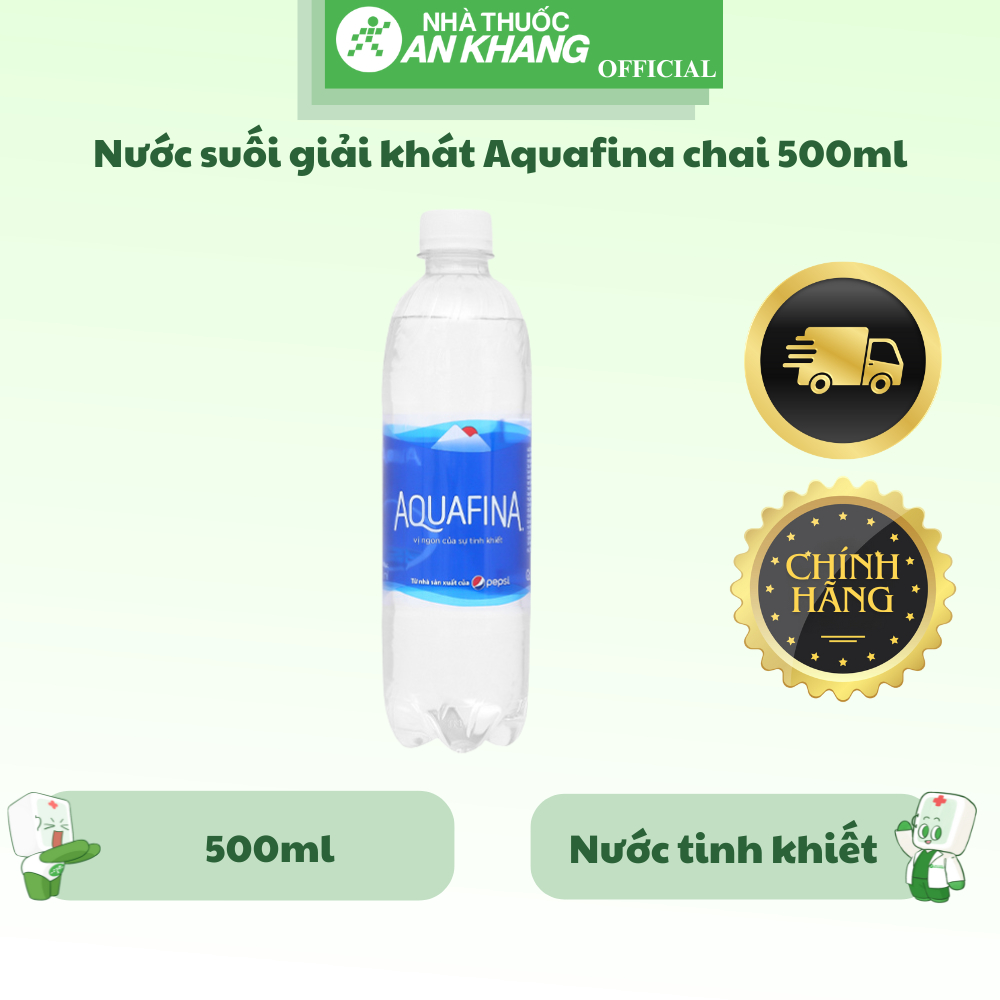 Nước suối giải khát Aquafina chai 500ml | Shopee Việt Nam