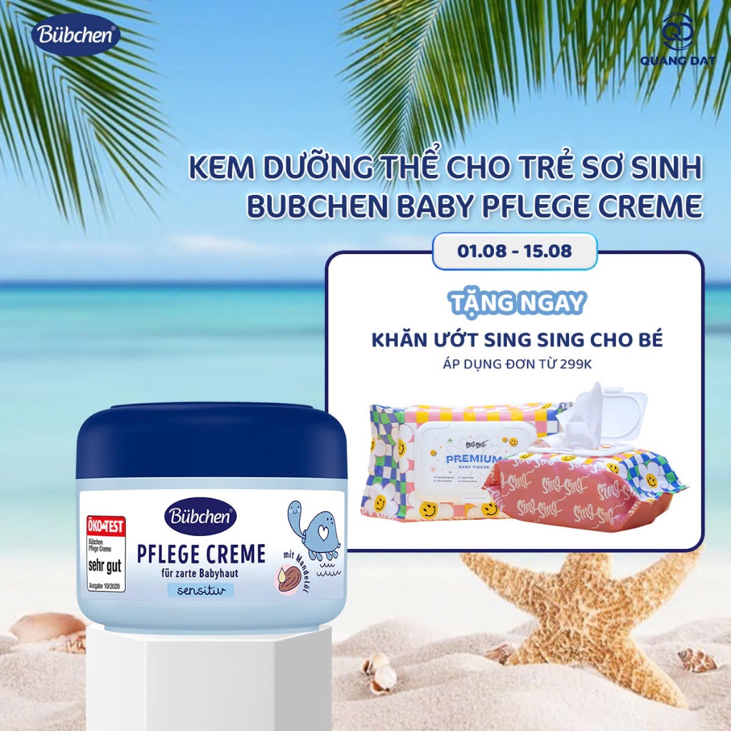 Kem dưỡng thể cho trẻ sơ sinh Bubchen Baby Pflege Creme | Shopee Việt Nam