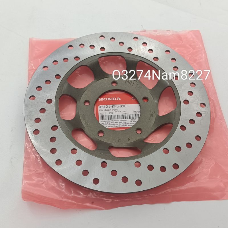 Đĩa thắng, phanh trước 5 lỗ xe FUTURE 1, WAVE ZX... zin Honda | Shopee ...