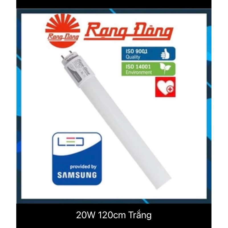 Bóng đèn led tube ( tuýp ) thuỷ tinh Rạng Đông T8 20W 1,2m , T8 10W 0,6m | Shopee Việt Nam