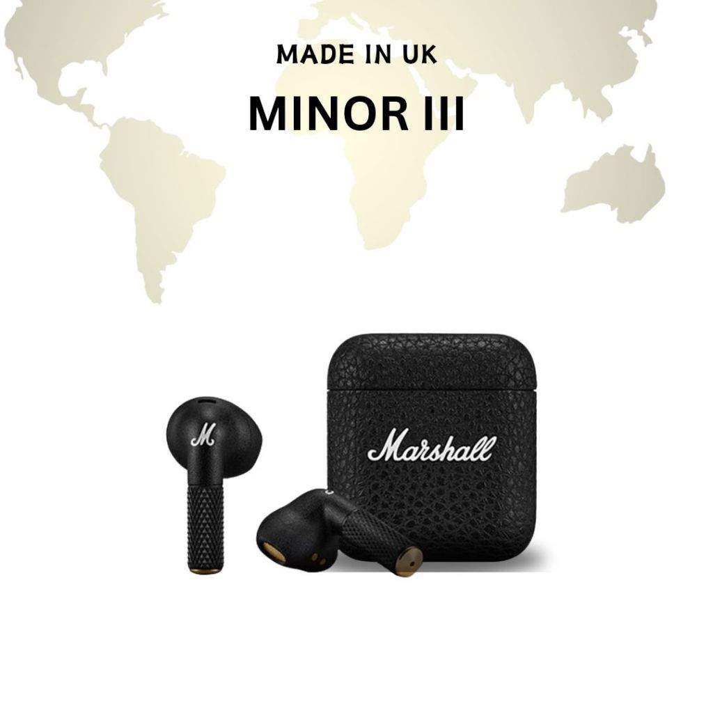 Nghe Marshall Bluetooth True Wireless MINOR III - Pin lên tới 25 giờ ...