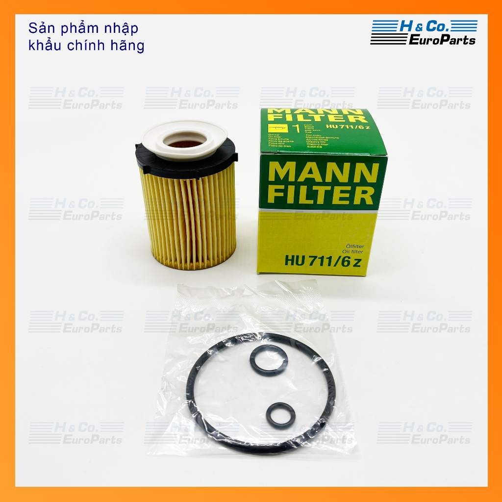 Lọc nhớt Mercedes GLC (X253), GLK (X204), GLE (W167), GLA. Hãng Mann ...