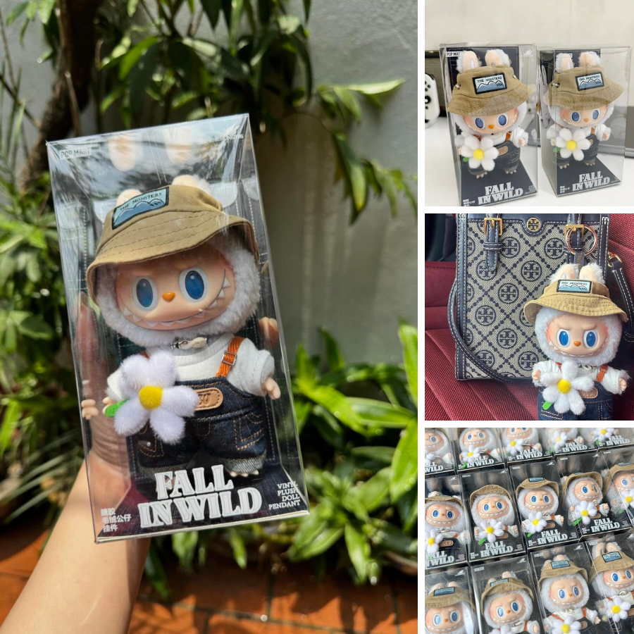 Mô hình móc khóa LABUBU Fall In Wild - Labubu hoa cúc - Nguyên Box ...