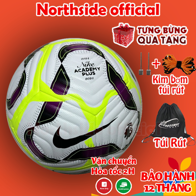 Quả bóng đá NHA 24/25, banh bóng đá đúc mẫu mới nhất+ Tặng kim bơm, túi ...